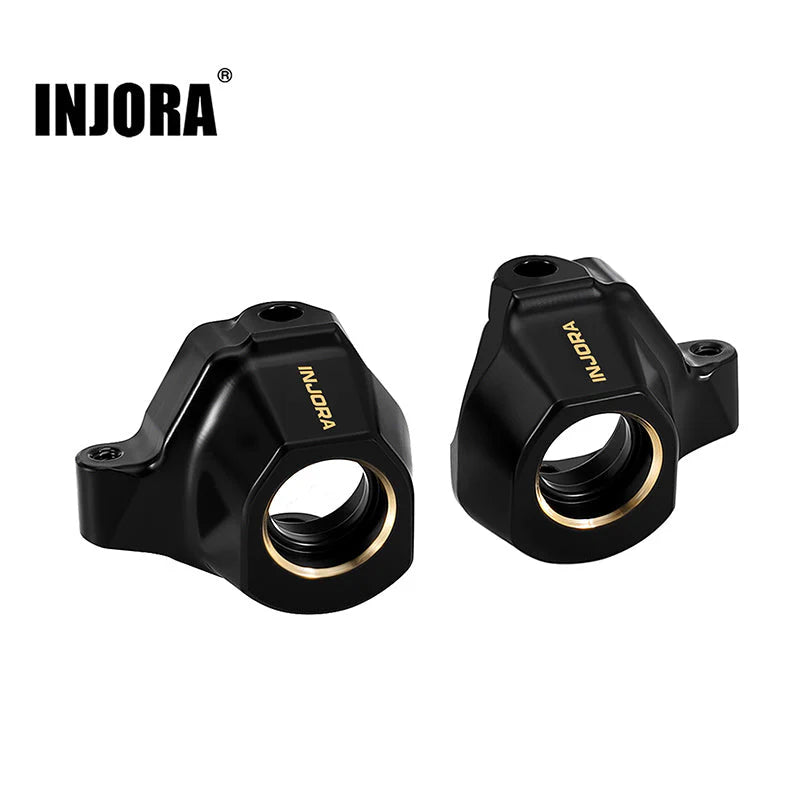INJORA Black Brass Steering Knuckles for 1/30 Axial SCX30 – RC ...