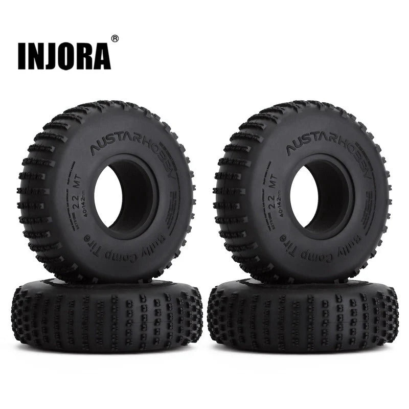 INJORA 2.2" 142*40mm Comp Pin Tires for 1/10 RC Crawlers – RC ...