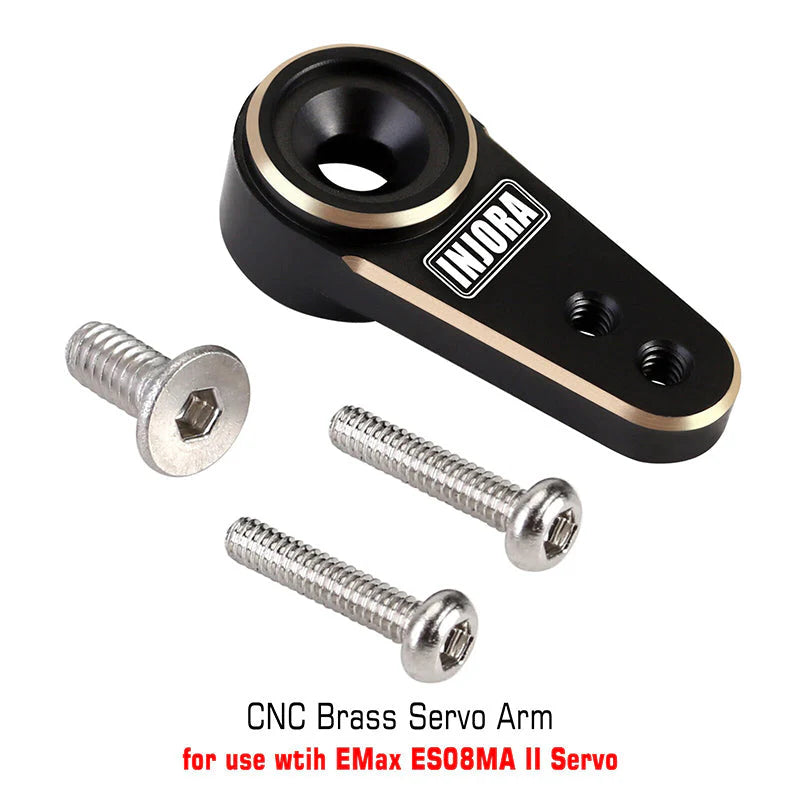 INJORA EMax ES08MA II 12g Analog Metal Gear Servo with Mount & Arm for ...